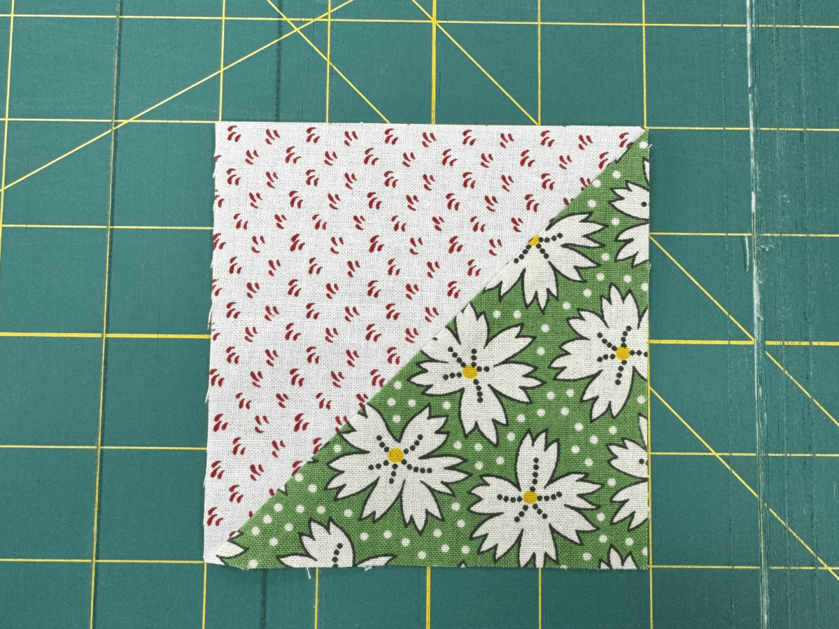 Making Half Square Triangles (2 at a Time Method) – The Cozy Coastal ...